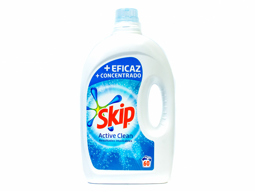 SKIP ΥΓΡΟ ΠΛΥΝΤΗΡΙΟΥ 60ΜΕΖ 3L ACTIVE CLEAN - Mastrogiorgis.gr